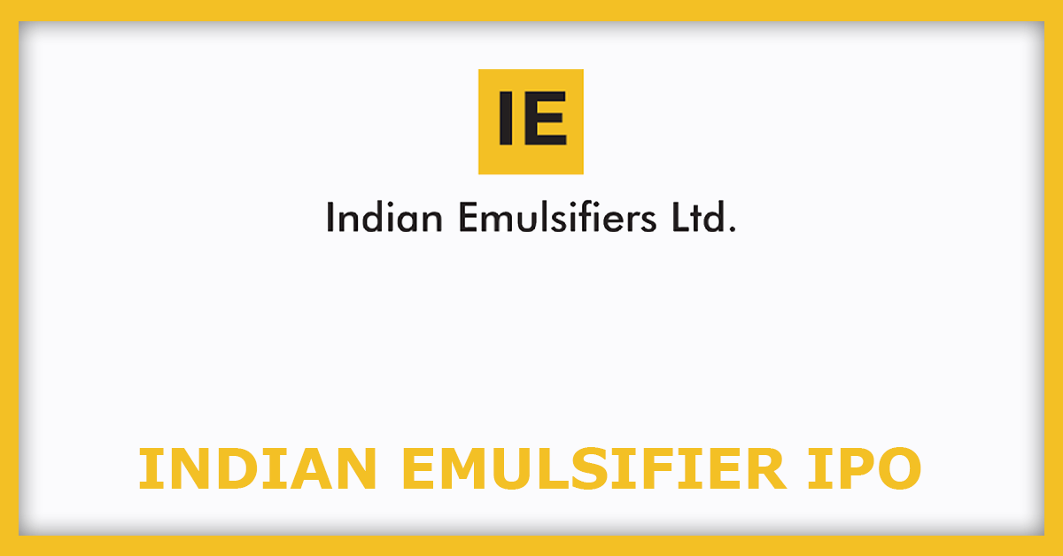 Indian Emulsifier Limited IPO (Indian Emulsifier IPO) | Current IPO ...