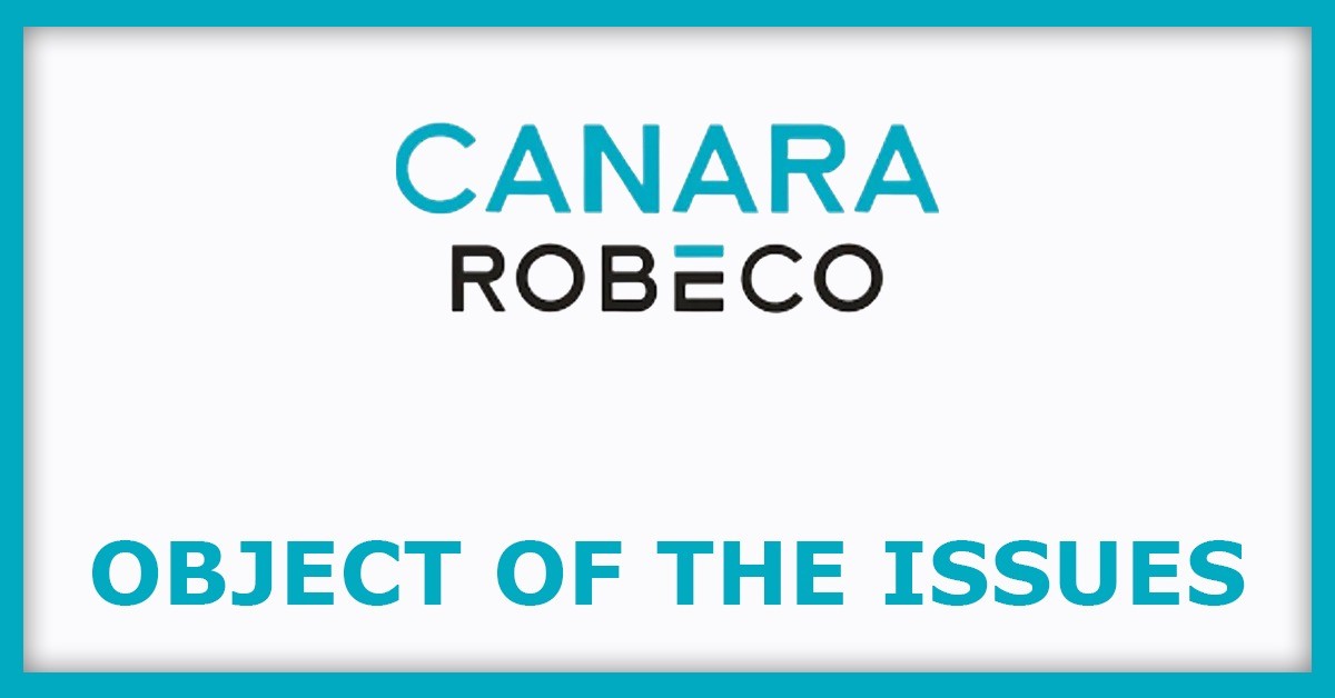 Canara Robeco Asset Management Company Limited IPO (Canara Robeco IPO ...